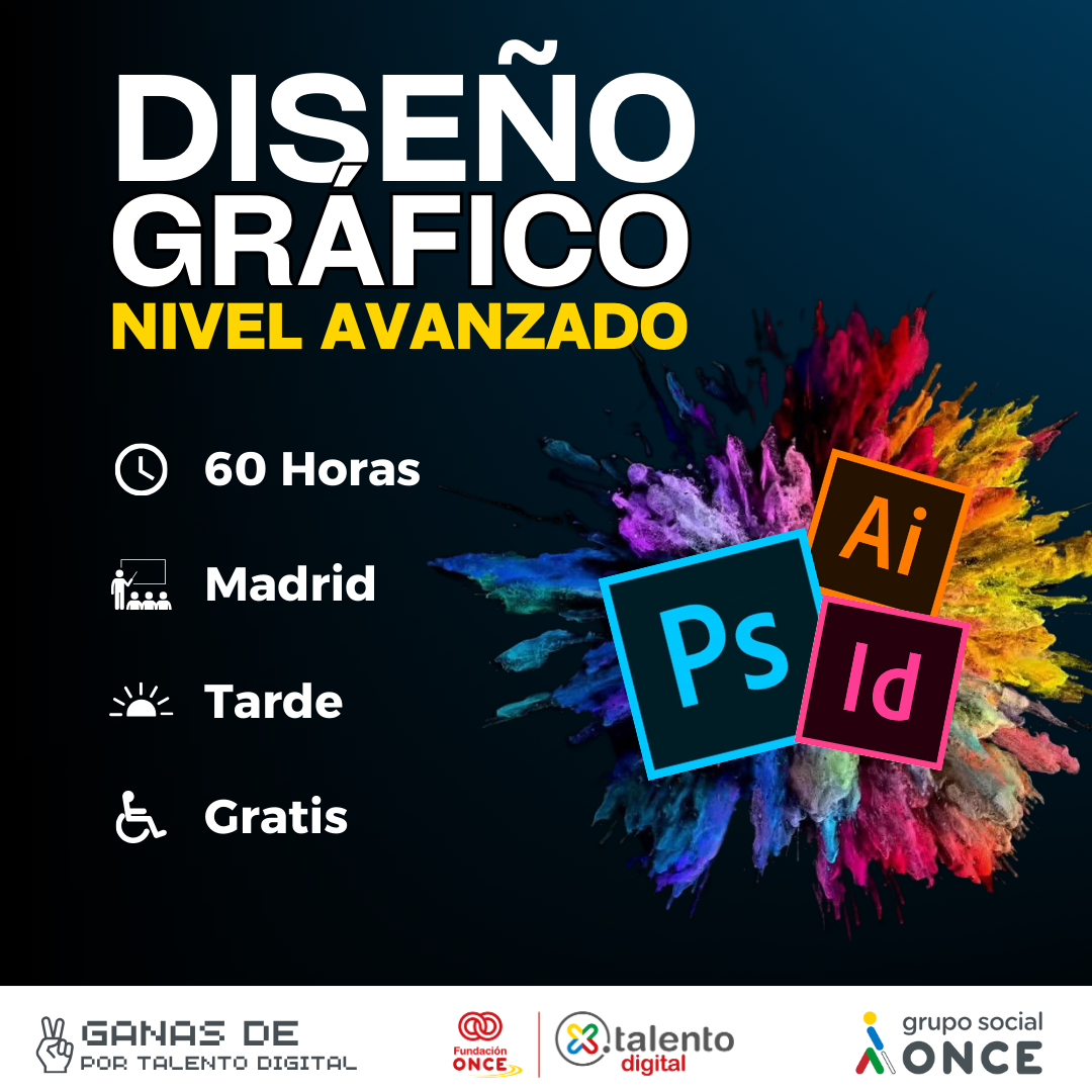 Diseño gráfico nivel avanzado (Paquete Adobe)-II Edición 2025 | Por Talento Digital